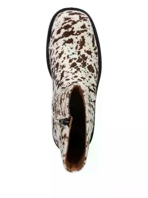 SUMMERY COPENHAGEN Mottled Ankle Boots