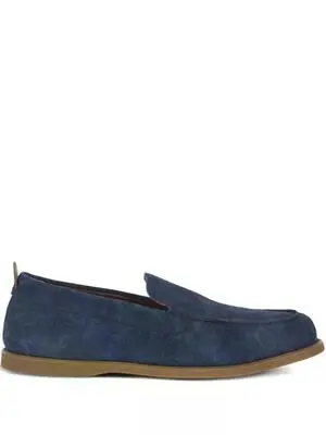 Etro Printed Suede Slip-on Loafers