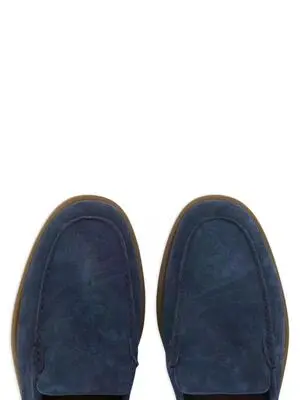 Etro Printed Suede Slip-on Loafers