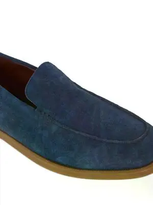 Etro Printed Suede Slip-on Loafers