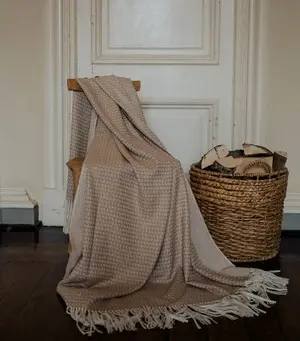 ARAMINTA CAMPBELL Alpaca-blend Willow Throw