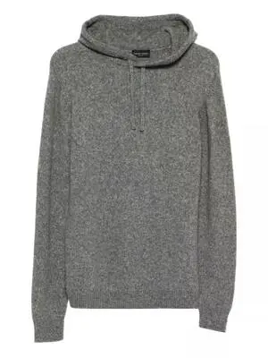 ROBERTO COLLINA Hooded Knitwear Sweater