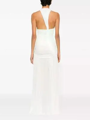 Christopher Esber Orion V-neck Pleated Maxi Dress