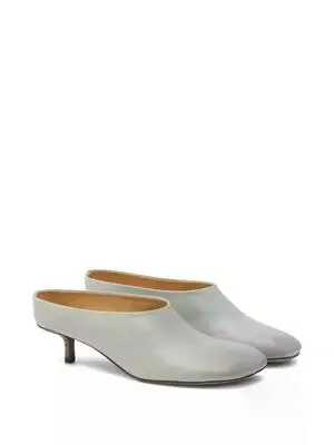 Marsèll Cotama Leather Mules - Grey