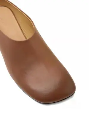 Marsèll Cotama Square-toe Mules - Brown