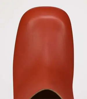 CHRISTIAN LOUBOUTIN Aquabootie 160 Leather Ankle Boots - Orange