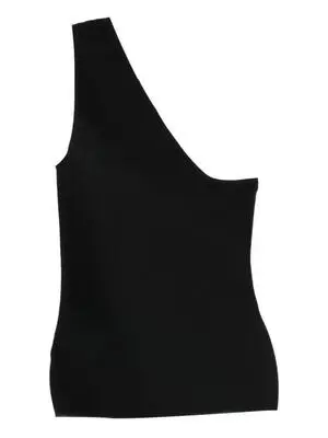 LISA YANG Sorea Asymmetric Top - Black