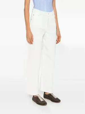 Maje Belt-loops Wide Leg Jeans