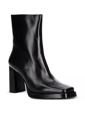 Jeffrey Campbell Square-toe Zip-up Ankle Boots
