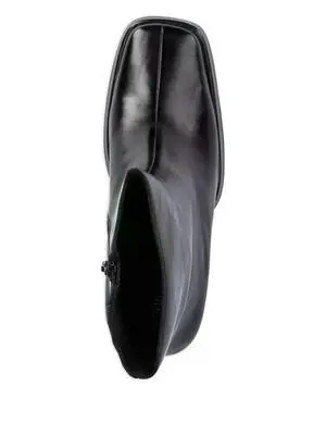 Jeffrey Campbell Square-toe Zip-up Ankle Boots