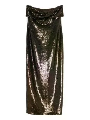 Roland Mouret Sequin Strapless Dress