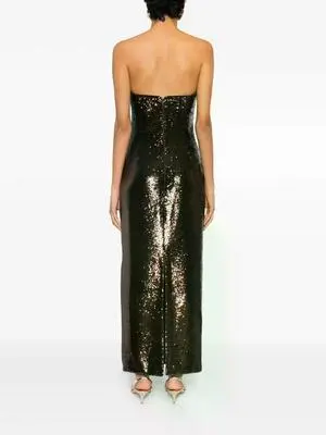 Roland Mouret Sequin Strapless Dress
