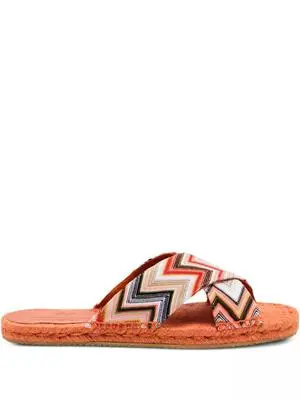 Missoni Harlow Chevron Flat Sandals