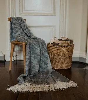 ARAMINTA CAMPBELL Alpaca-blend Willow Throw