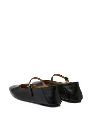 Marsèll Strascico Buckle-strap Ballerina Shoes - Black