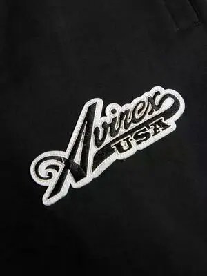 AVIREX Logo Embroidered Trousers