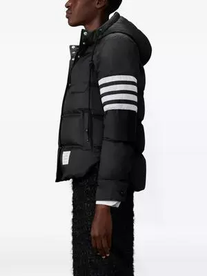 Thom Browne Ripstop 4-bar Jacket - Black