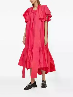 MMC STUDIO Ruffled Tie Mania Dress