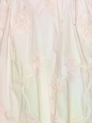 ROTATE BY BIRGER CHRISTENSEN Sleeveless Embroidered Midi Dress - Pink