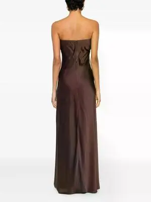 FORTE_FORTE Strapless Midi Dress