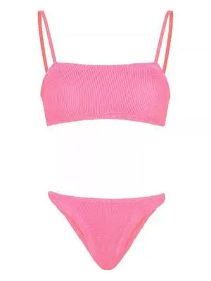 Hunza G Gigi Crinkled Bikini Set - Pink