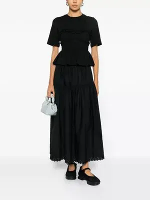 Cecilie Bahnsen Ruffled Peplum Top