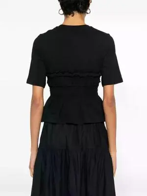 Cecilie Bahnsen Ruffled Peplum Top