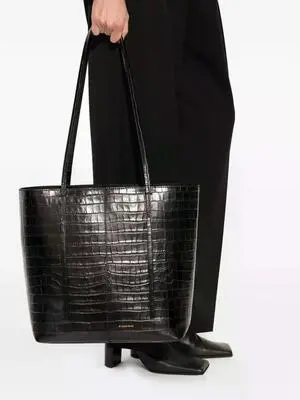 BY MALENE BIRGER Abilso Croc-embossed Tote Bag