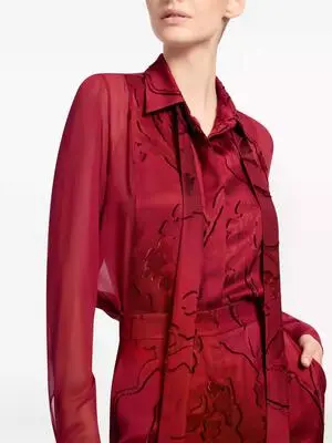 Elie Saab Long-sleeve Jacquard Shirt