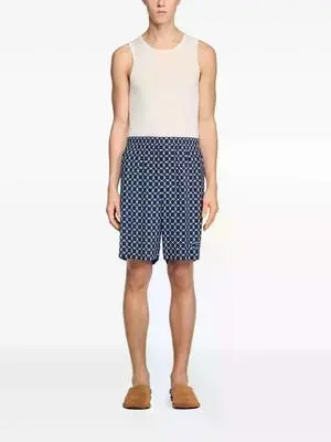 Sandro Geometric-pattern Shorts