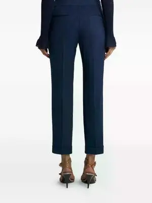 Etro Jacquard Cropped Trousers