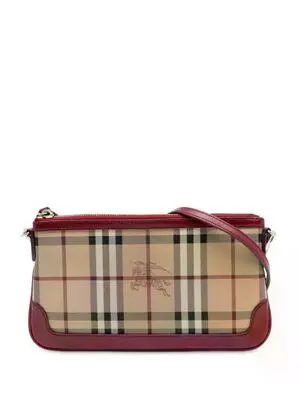 Burberry Haymarket Check Peyton Crossbody Bag