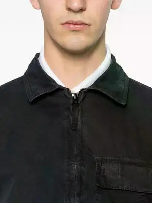 Stone Island Zip Pocket Shirt Jacket - Blue