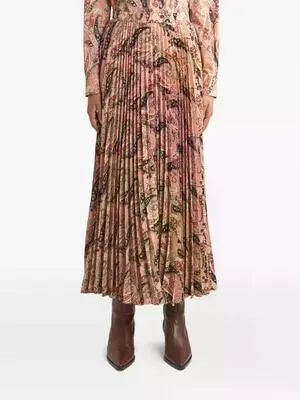 Etro Paisley-print Maxi Skirt - Pink