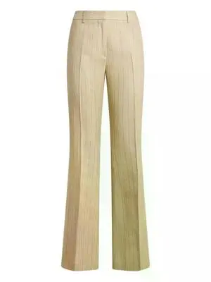 Etro Striped Bootcut Trousers