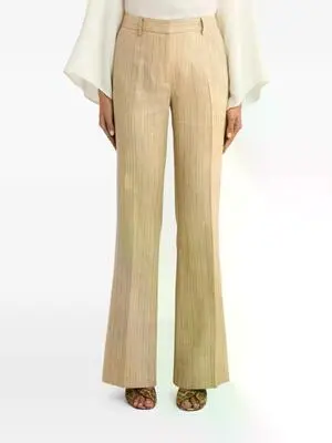 Etro Striped Bootcut Trousers
