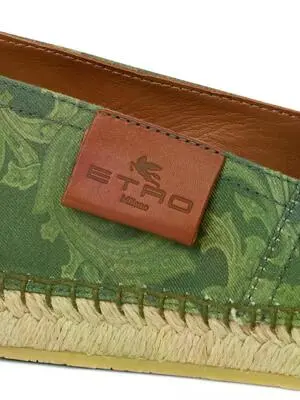 Etro Paisley Espadrilles - Green