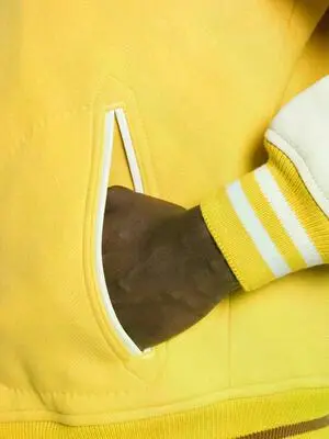 TOM FORD Striped-trim Buttoned Jacket - Yellow