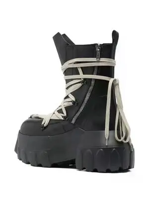 Rick Owens Megalaced Mega Tractor Boots