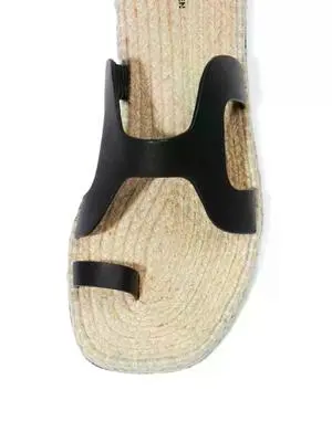 OSKLEN Square-toe Flat Sandals