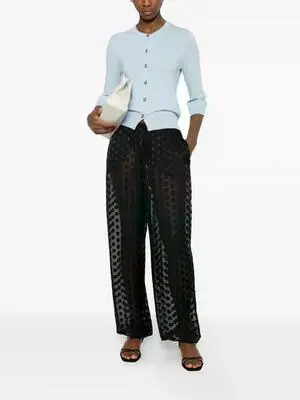 ALLUDE Buttoned Cardigan - Blue