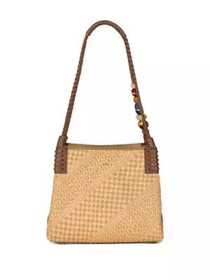 Etro Small Raffia Tote Bag