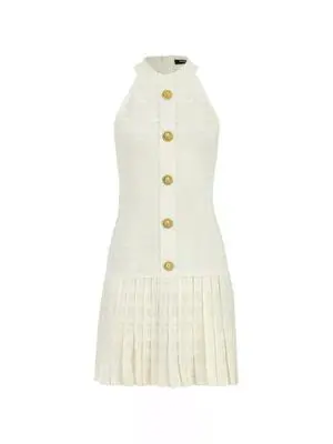 Balmain Round Neck Day Dresses