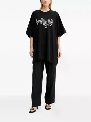 MMC STUDIO Graphic Print T-shirt - Black