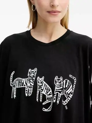 MMC STUDIO Graphic Print T-shirt - Black