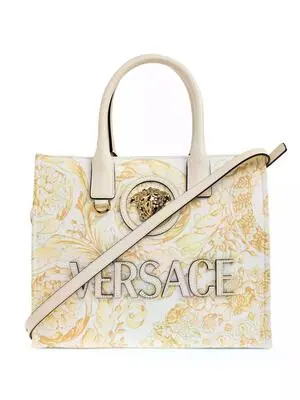 Versace La Medusa Small Printed Tote