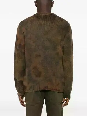 ORIGINAL VINTAGE Tie-dye Crew-neck Sweater