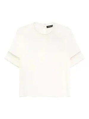 Fabiana Filippi Sleeve-detail Blouse - Neutrals