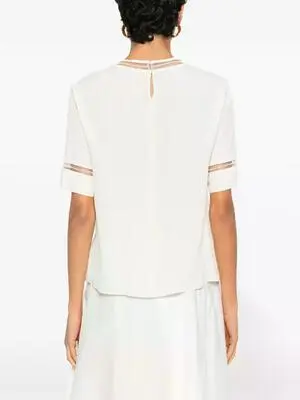 Fabiana Filippi Sleeve-detail Blouse - Neutrals