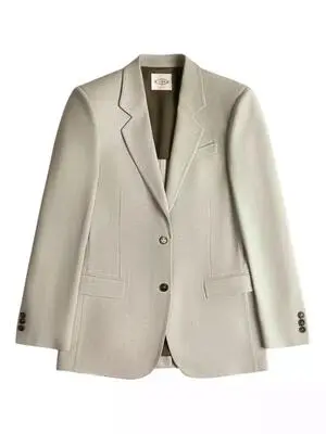TOD'S Textured Weave Single-breasted Blazer